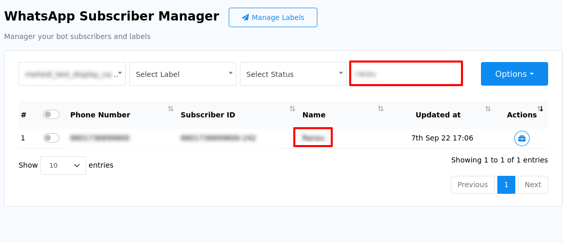 RacksBot | Documentación - Subscriber Manager